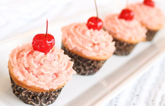 Mon Cheri Cherry Cupcakes (My Darling Cherry Cupcakes) | Slyh in the ...