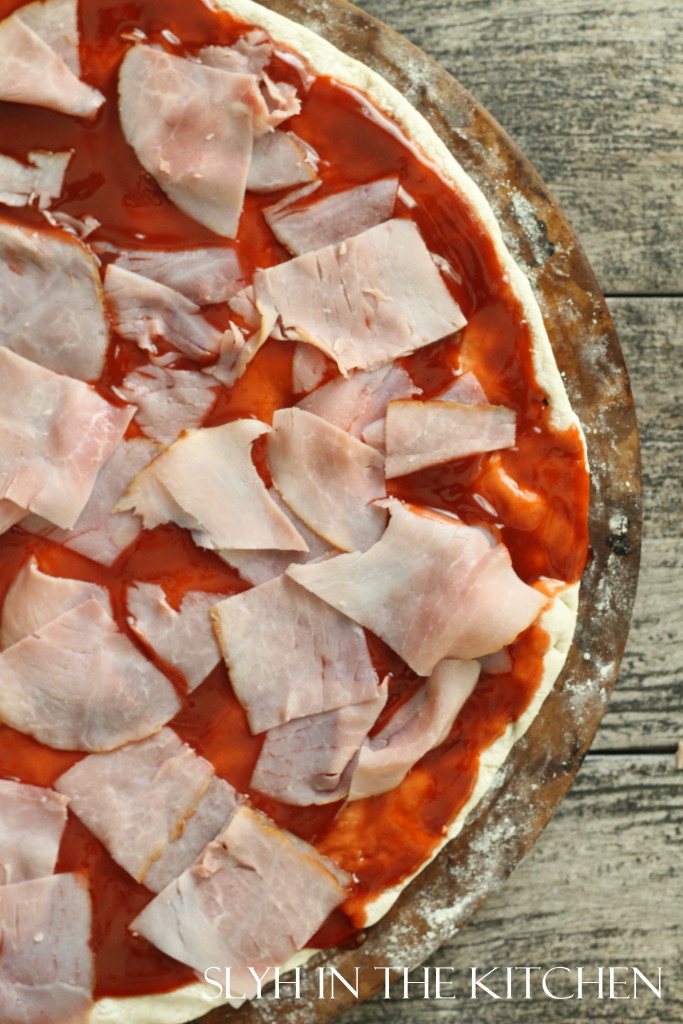 BBQ and Ham Pizza | Slyh in the Kitchen