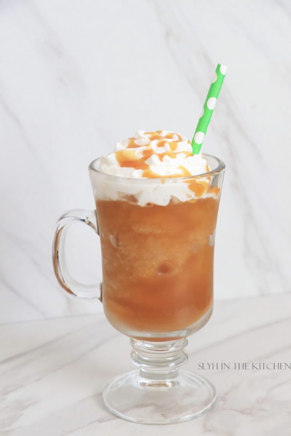 Frozen Caramel Apple Cider | Slyh in the Kitchen