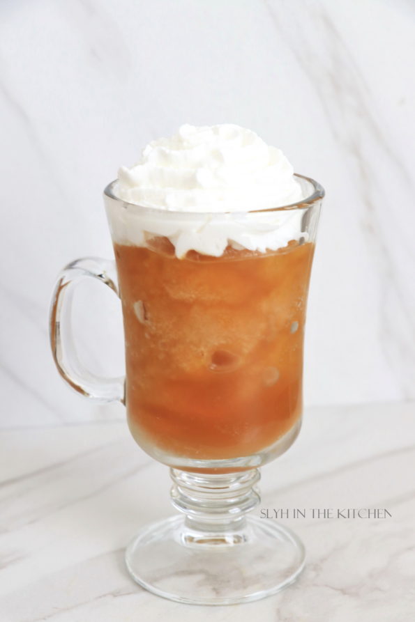 Frozen Caramel Apple Cider | Slyh in the Kitchen